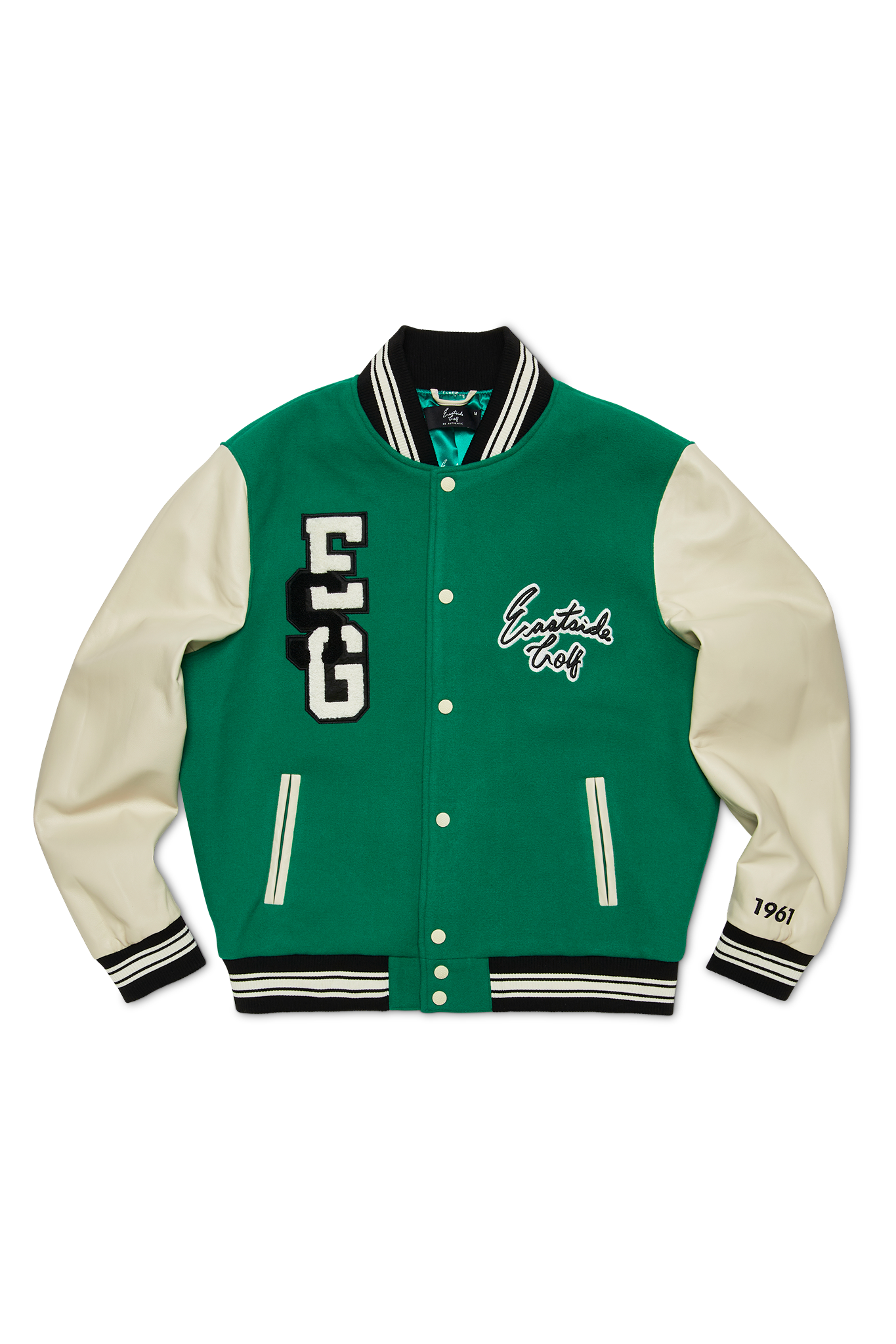 Eastside Golf Men s 1961 Change Varsity Jacket Golf Green Eastside Golf Men s 1961 Change Varsity Jacket Golf Green